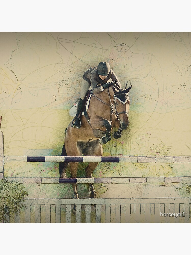 "New Heights" Sticker for Sale by horseymj1 | Redbubble