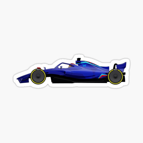 "Williams F1 2022 car" Sticker by fanaction | Redbubble