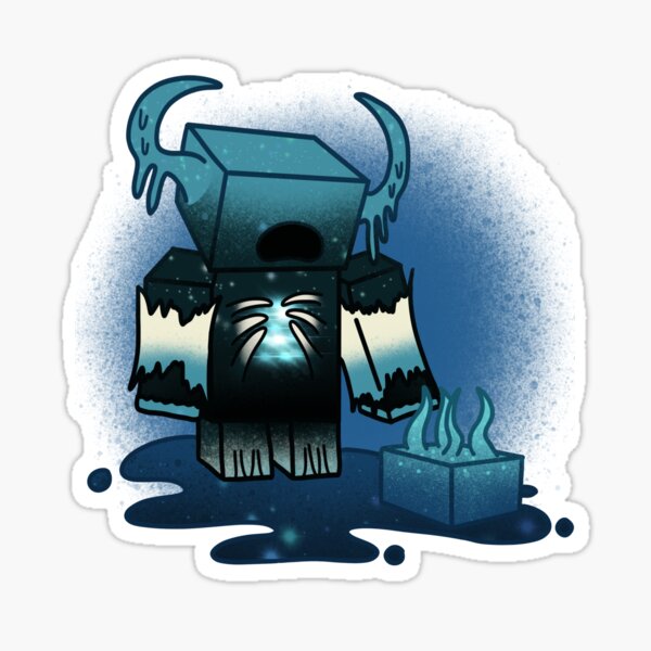 "The Warden Minecraft " Sticker for Sale by TheBoyler | Redbubble