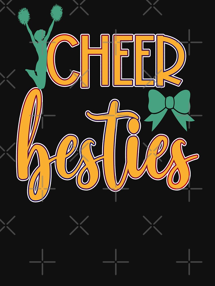 " Cheer Besties, cheerleading best friends" T-shirt by mostoredesigns ...