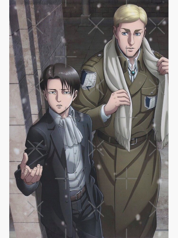 "Erwin and Levi's First Snow * Shingeki no Kyojin * ERURI" Sticker by ...
