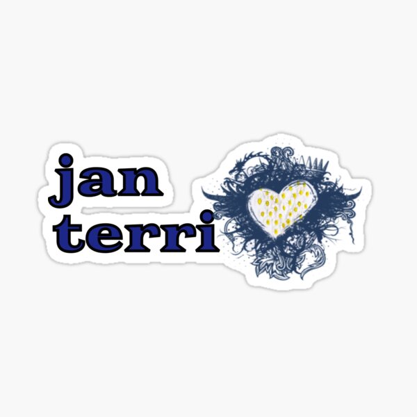 "jan" Sticker by quipvera | Redbubble