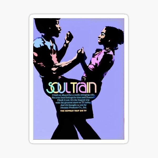 "SOUL TRAIN " Sticker for Sale by promoboy | Redbubble