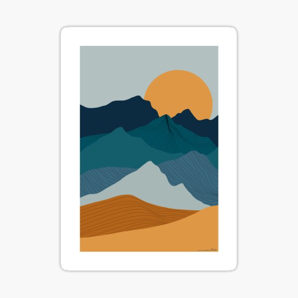 "Afternoon" Sticker by Zeppini | Redbubble