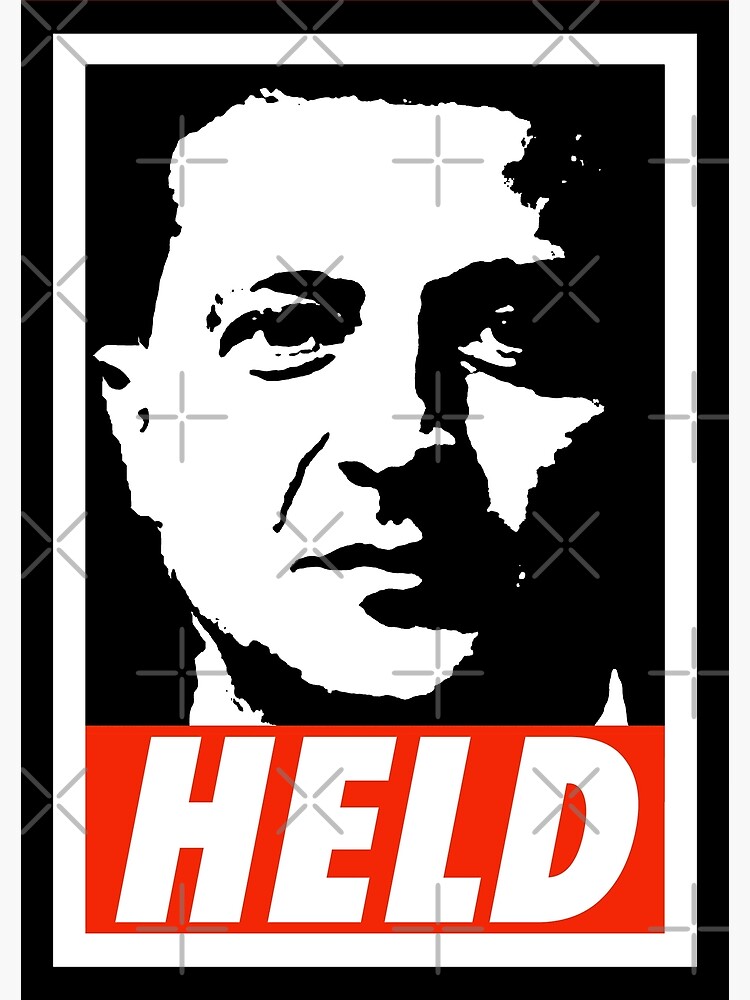 "Volodymyr Zelenskyy - Held - Hero in German (on red)" Poster by ...