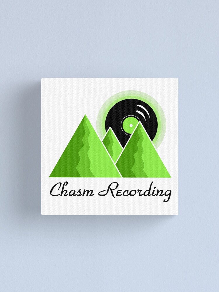 "Chasm Recording Logo " Canvas Print by Ivegotartitude | Redbubble
