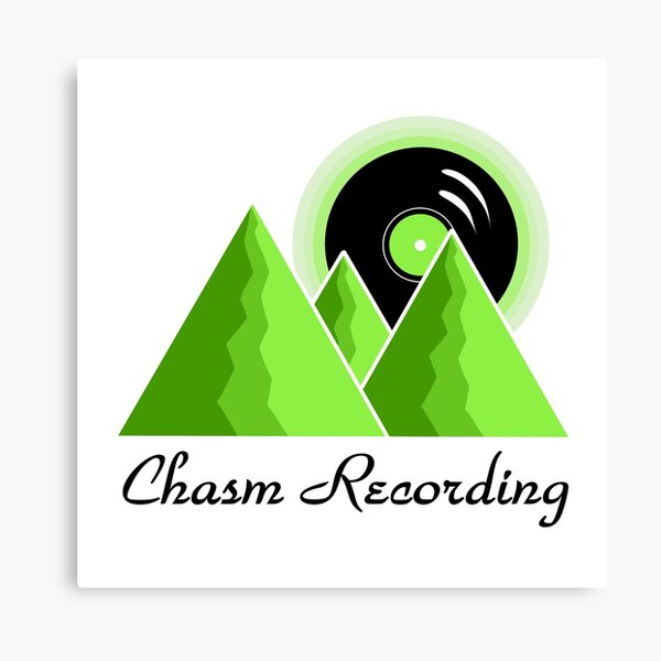 "Chasm Recording Logo " Canvas Print by Ivegotartitude | Redbubble