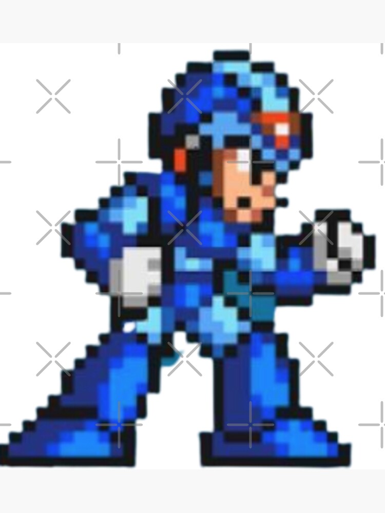 "Mega Man X Sprite" Poster by hansfriedrich6 | Redbubble