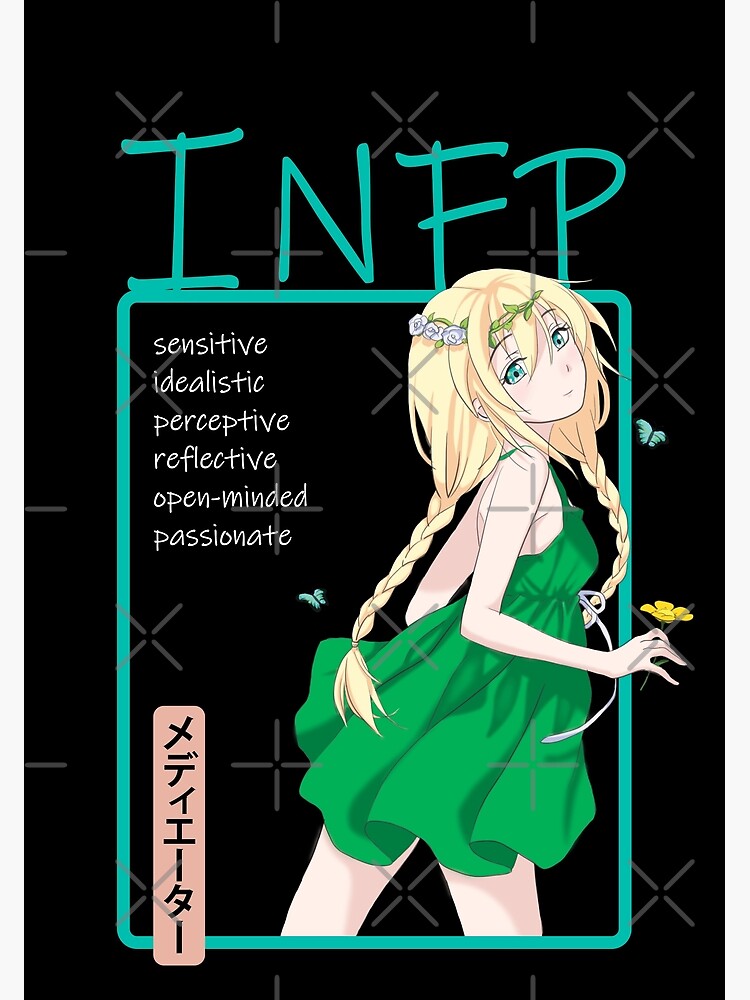 " INFP anime girl - Dark" Poster for Sale by ShinjiKunDesign | Redbubble