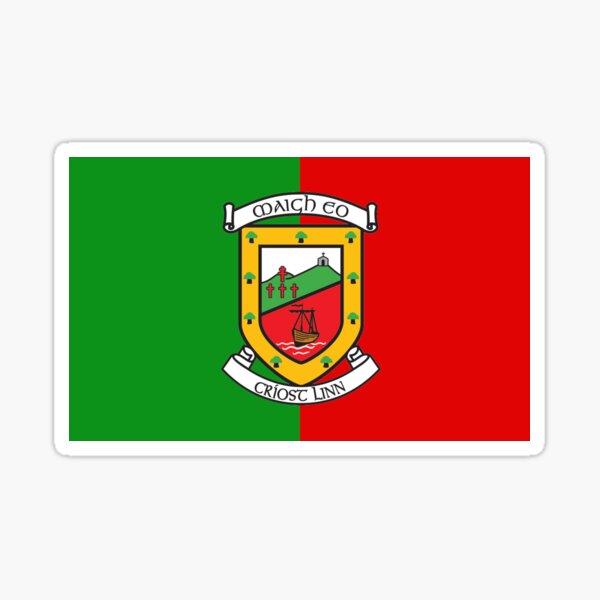 "County Mayo - Ireland" Sticker for Sale by TacticTees | Redbubble