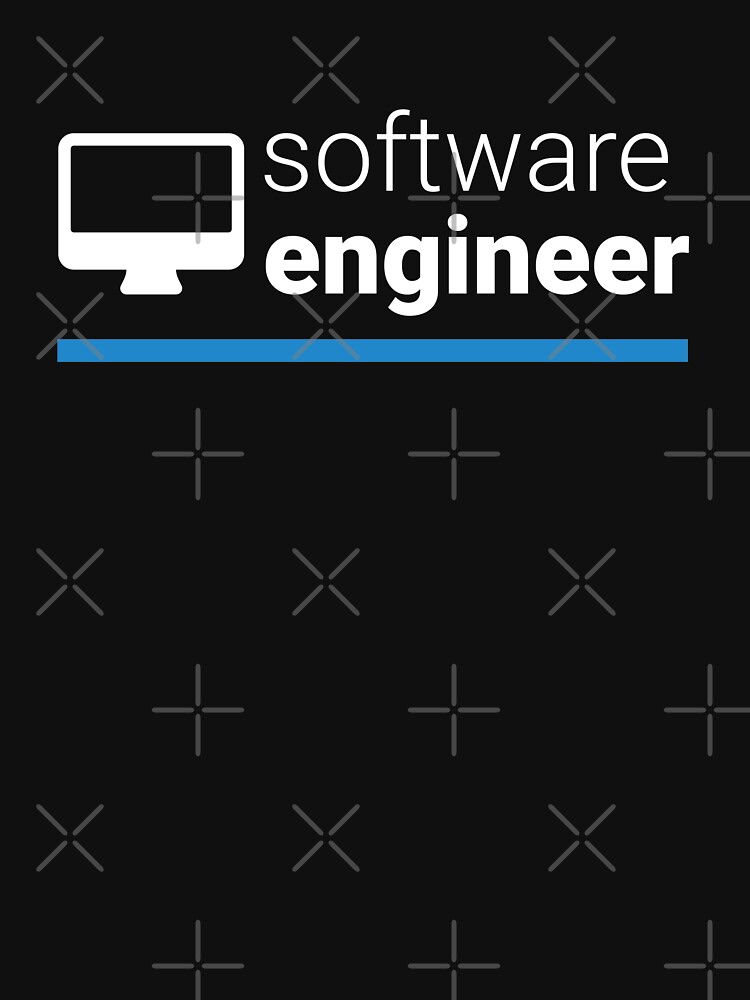 "Software Engineer" T-shirt for Sale by codewearIO | Redbubble | software engineer t-shirts ...