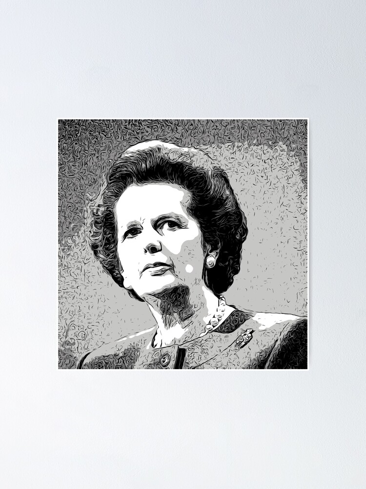"Margaret Thatcher" Poster by LeftwingGermany | Redbubble