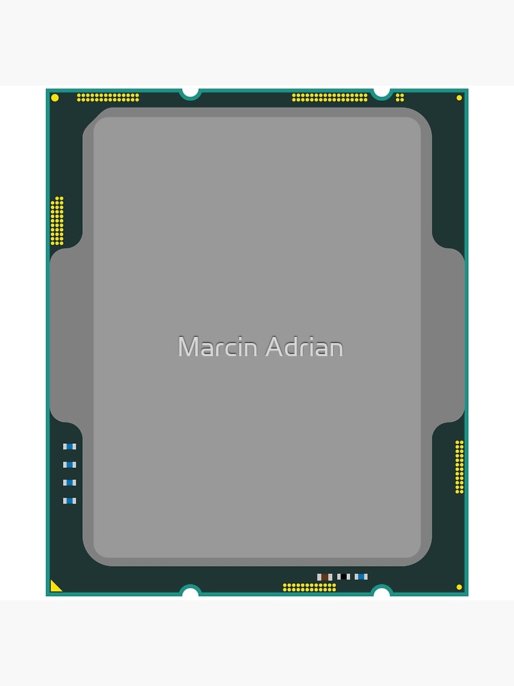 Póster «12900K cpu socket 1700 LGA procesador intel core chip hardware ...