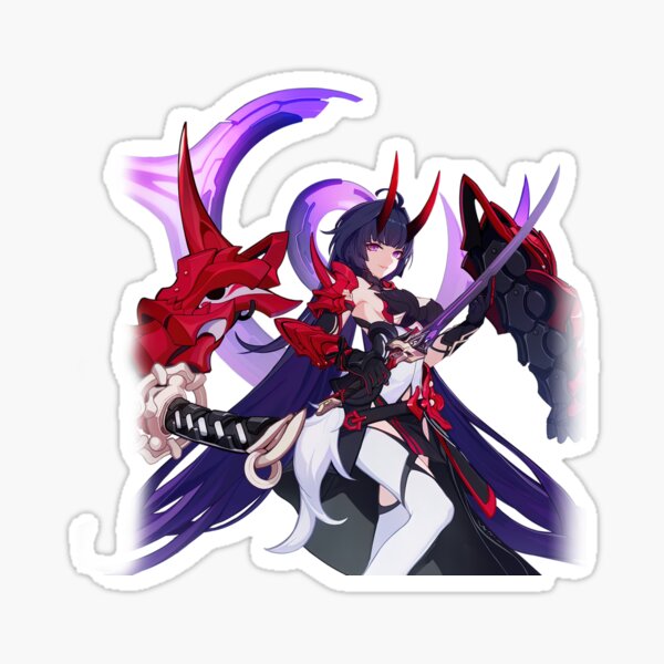 "Herrscher of the Thunder Raiden Mei" Sticker for Sale by Saikishop ...