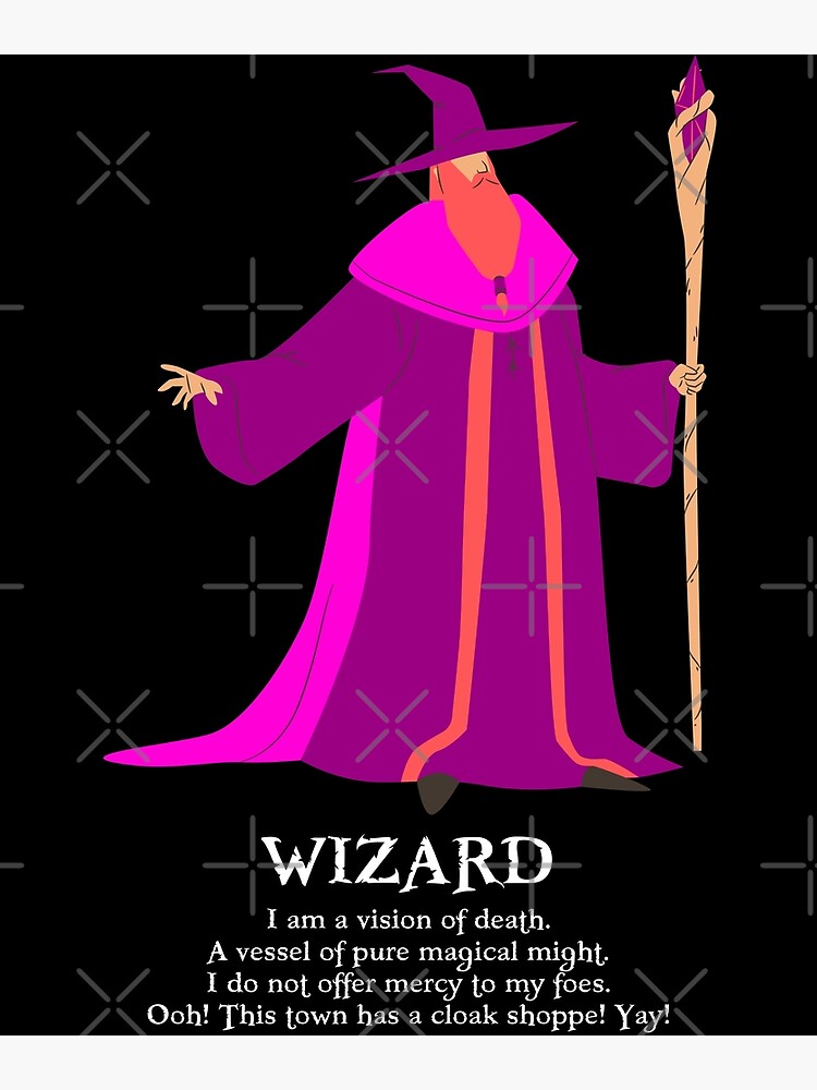 "Wizard Meme Ooh Cloak Shoppe DnD Role play RPG RP Purple Ginger ...