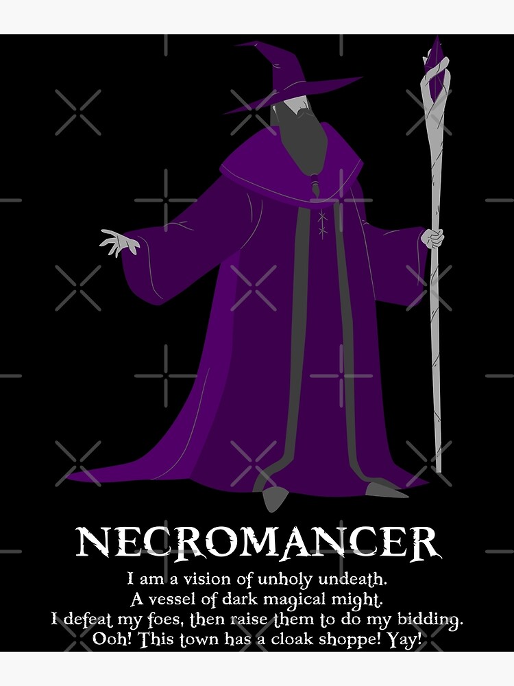 "Necromancer Meme Ooh Cloak Shoppe DnD Role play RPG RP Dark Purple ...