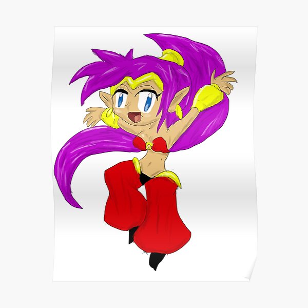 "Shantae" Poster by Megalos | Redbubble