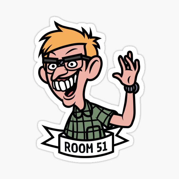 "Recess: Room 51" Sticker for Sale by Jacob Reidy | Redbubble