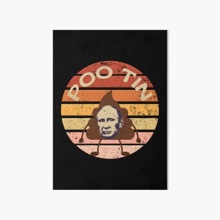"Vladimir Poo tin funny joke retro - pootin retro vintage" Art Board ...