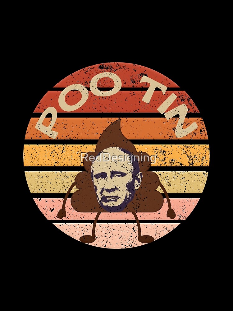 "Vladimir Poo tin funny joke retro - pootin retro vintage" Poster by ...