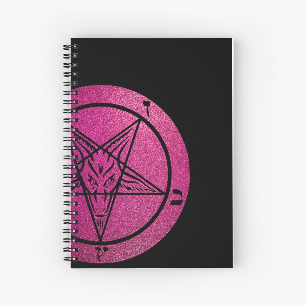 "PINK SATAN" Spiral Notebook for Sale by GutterDesigns | Redbubble