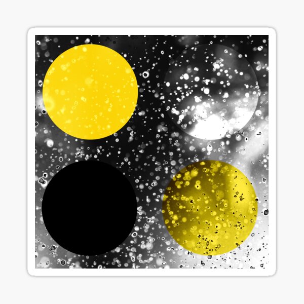 "Bokeh And Blindspots " Sticker for Sale by theYBWstore | Redbubble