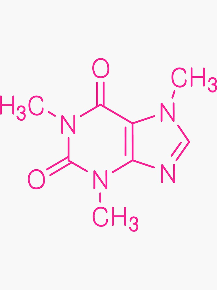 "Pink Caffeine" Sticker for Sale by paulusjart | Redbubble