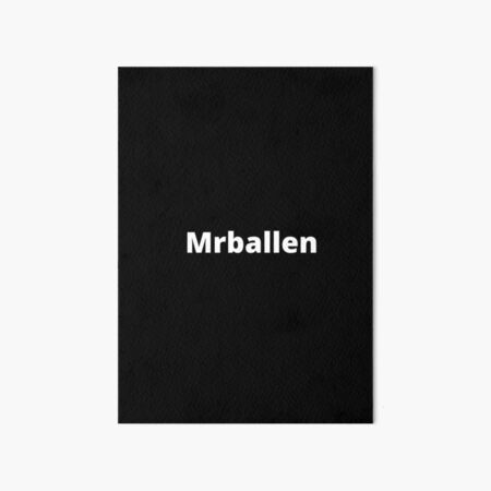 "Mrballen Merch Mr Ballen" Art Board Print by mtwkl | Redbubble