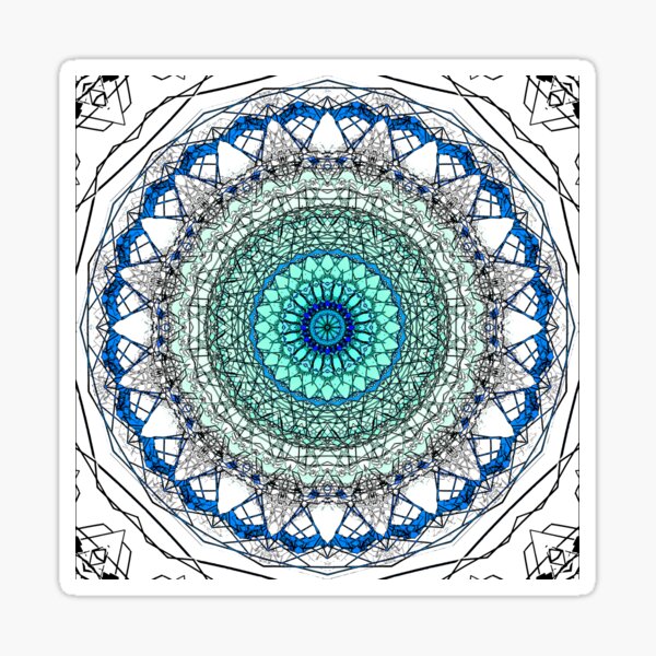 "Creative Commons Mandala 29 Version2" Sticker by onojk123 | Redbubble
