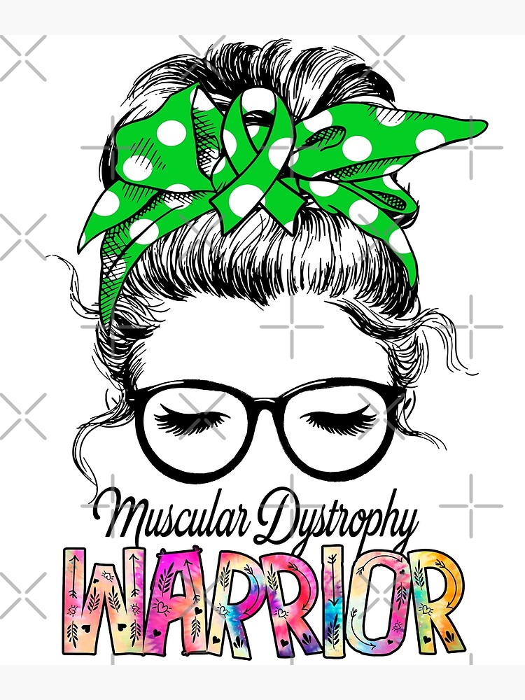 Póster «Conciencia de la distrofia muscular - Guerrero de la distrofia ...