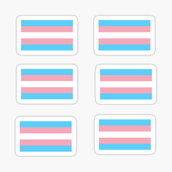 "Trans pride flag bundle - set of 6 sticker pack" Sticker by ...