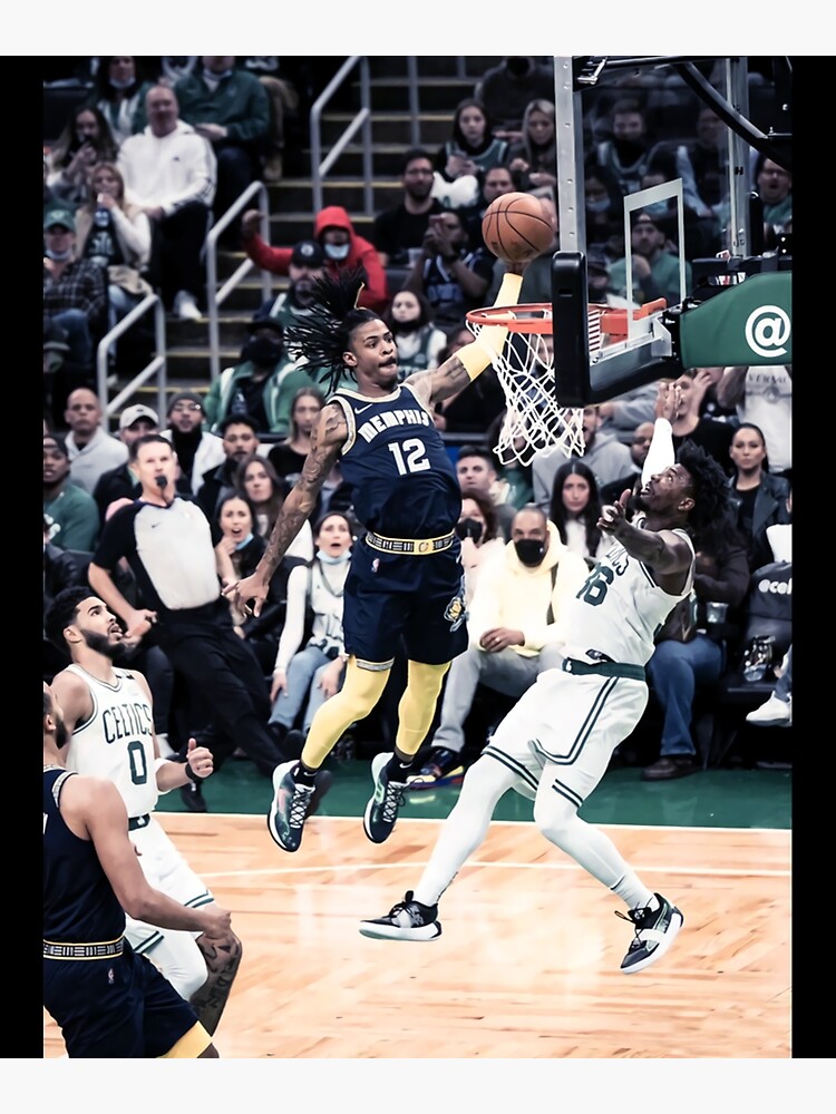 Póster «Ja Morant Fly Dunk en Marcus Smart» de Oceanrixs | Redbubble
