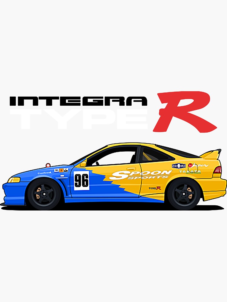 "Integra Type R Spoon Sports" Sticker for Sale by Jacretip2989 | Redbubble