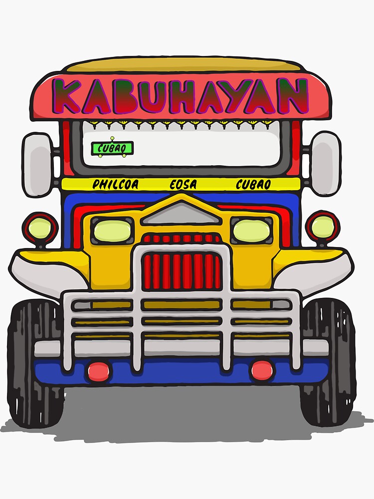 "jeepney" Sticker for Sale by RandomThingsGuy | Redbubble
