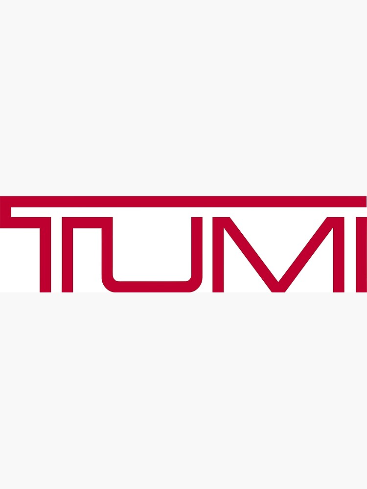 "sticker - tumi red colour" Poster by sansefuflow | Redbubble