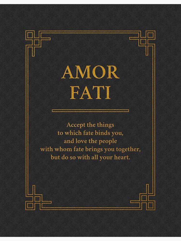 "Amor Fati Stoic Art" Poster for Sale by MagnaCanvas | Redbubble