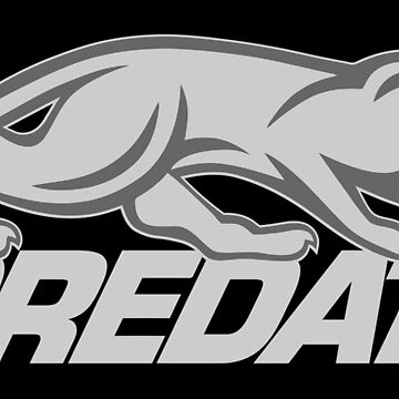 "PREDATOR CUES GRAY LOGO" Sticker by diego75bcn | Redbubble