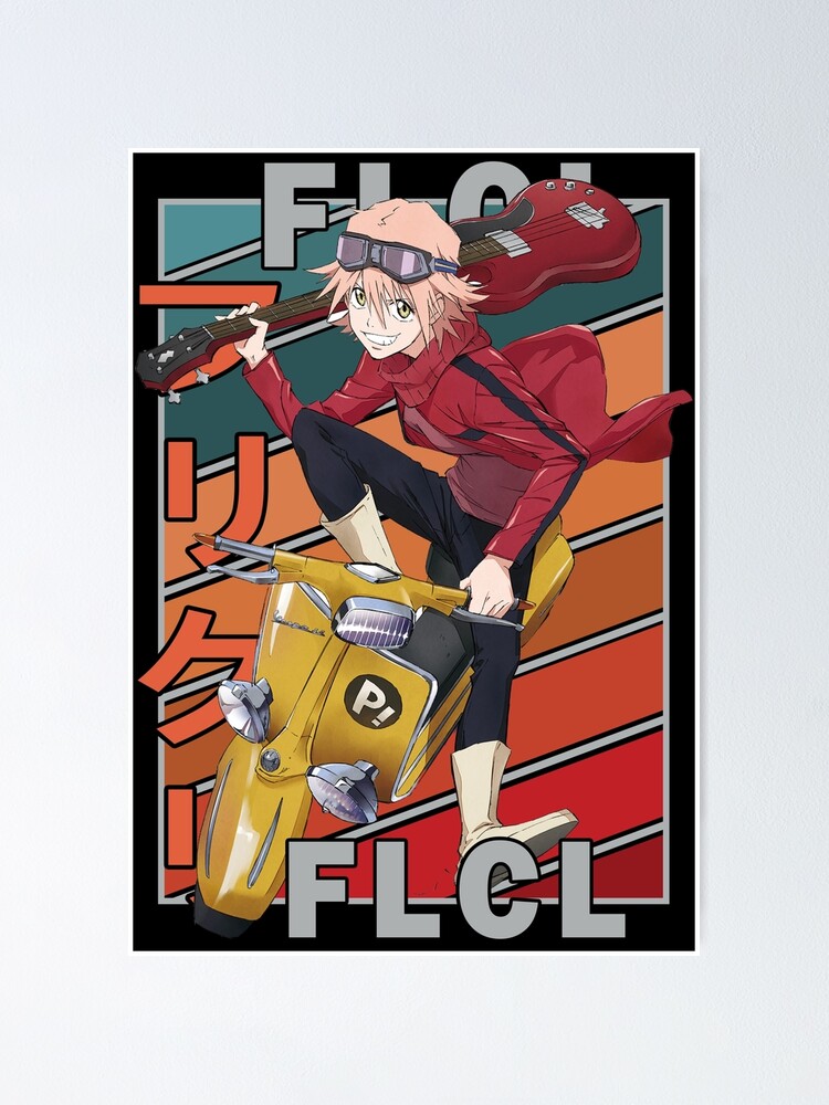 Póster «Haruko Haruhara Fooly Cooly Furi Kuri FLCL Diseño de paleta de colores vintage» de ...