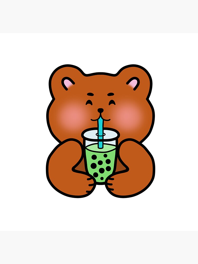 "Boba Bear" Poster for Sale by Slothfulsnuggle | Redbubble