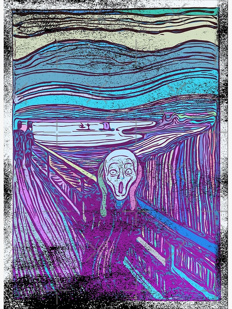 "The Scream by Edvard Munch - Pastel Colors" Photographic Print for ...