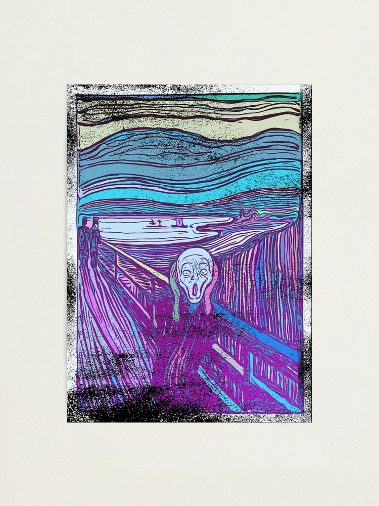 "The Scream by Edvard Munch - Pastel Colors" Photographic Print for ...