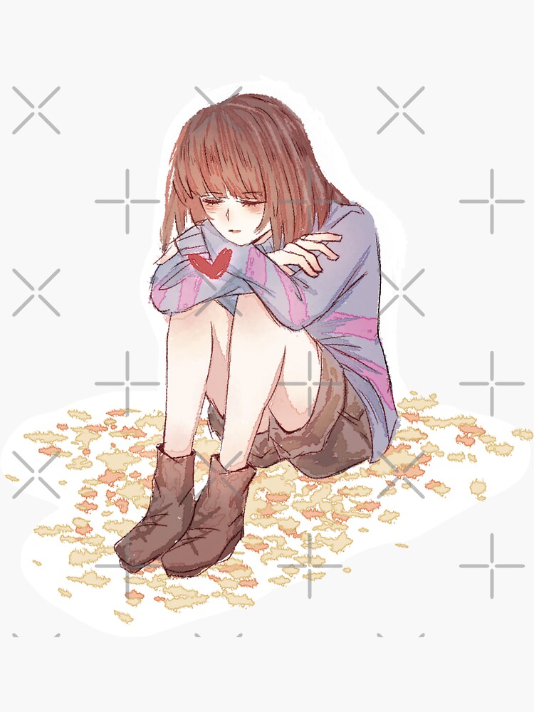 "Its still you (Undertale Frisk)" Sticker for Sale by Dizzarye | Redbubble