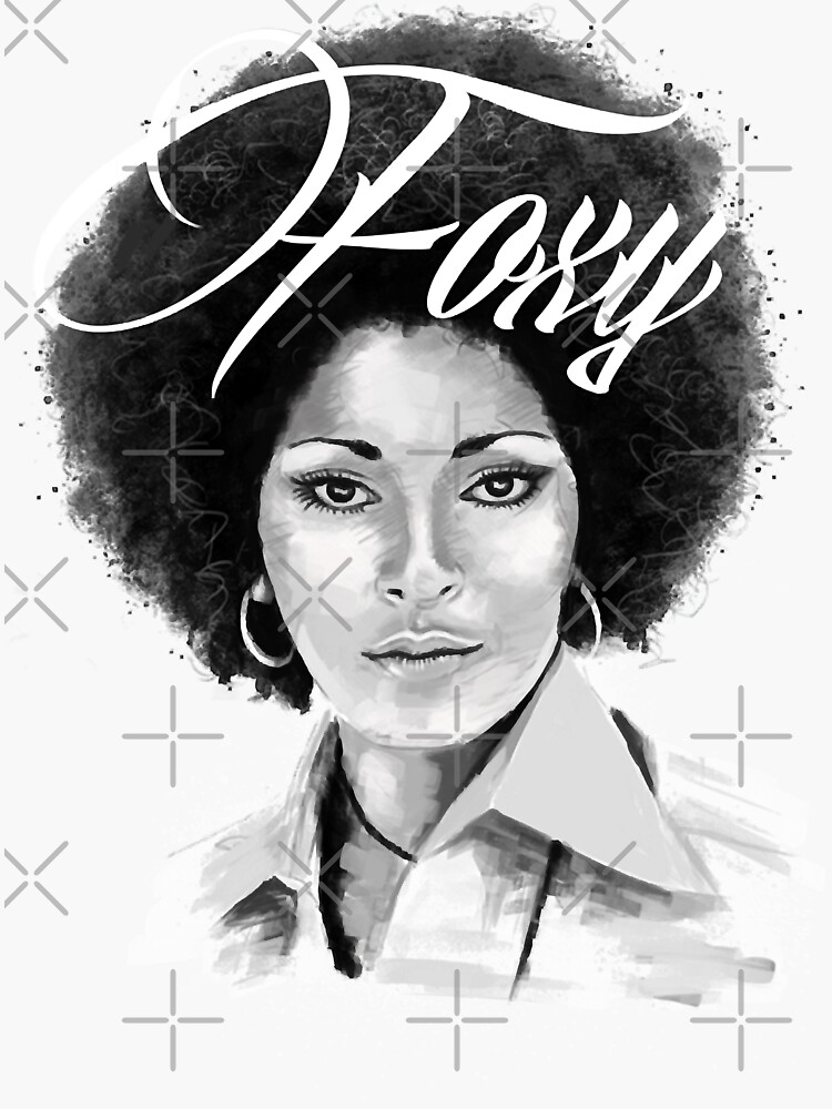 "Gifts For Men Powerful Black Actress Foxy Brown Cool Graphic Gift ...