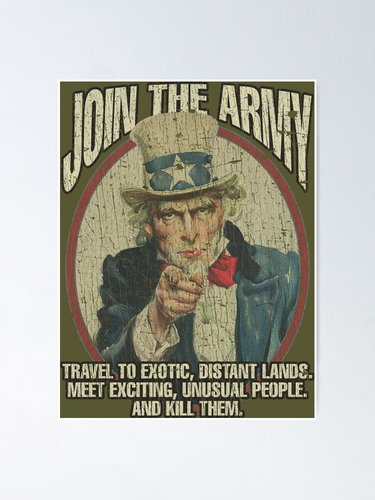 "Join The Army 1971" Poster for Sale by AstroZombie6669 | Redbubble