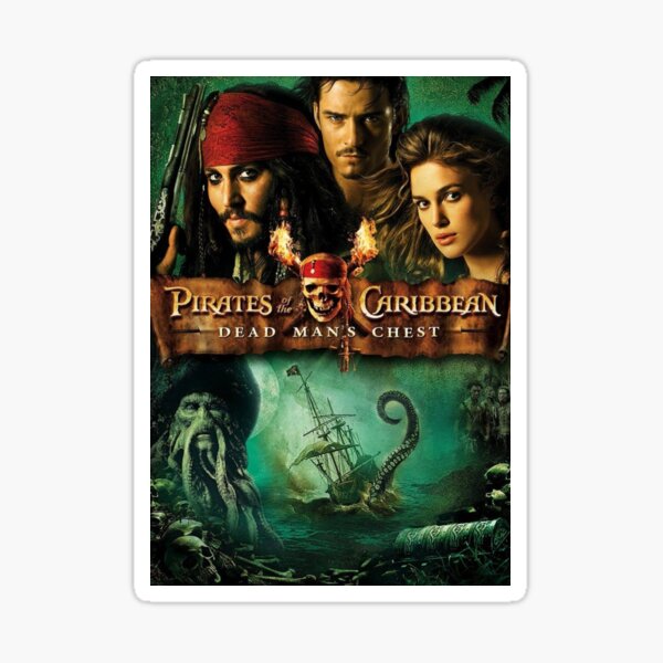 "pirates of the caribbean" Sticker for Sale by lisfestyle | Redbubble