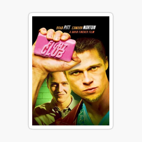 "fight club" Sticker for Sale by lisfestyle | Redbubble