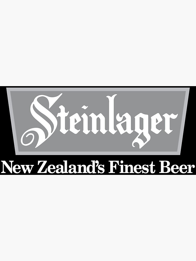 "STEINLAGER" Poster for Sale by peilcrowley | Redbubble