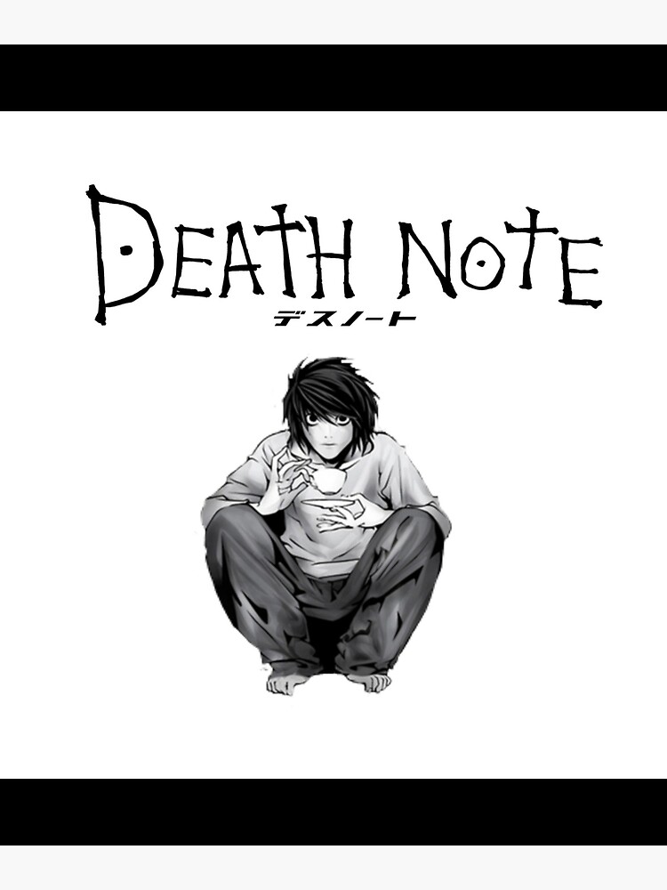 "Death note’s L Poster" Poster for Sale by derekswing1 | Redbubble