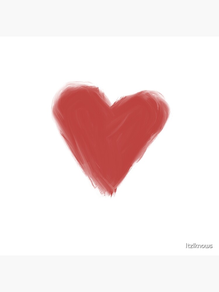 "Red heart" Poster for Sale by Itzlknows | Redbubble