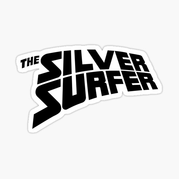 "SILVER SURFER" Sticker for Sale by Elbertyman | Redbubble
